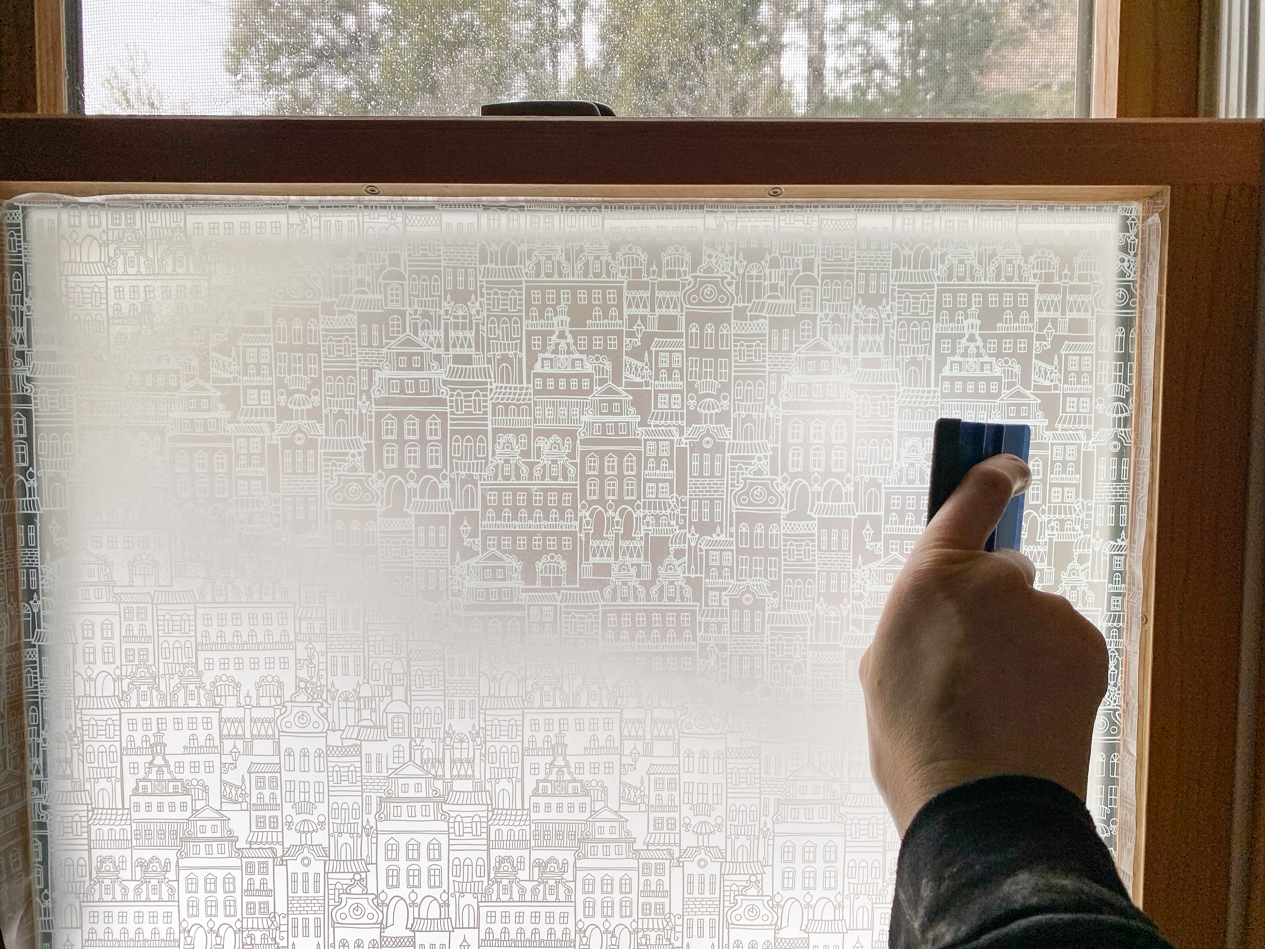How To Add A Window Privacy Film - South Lumina Style