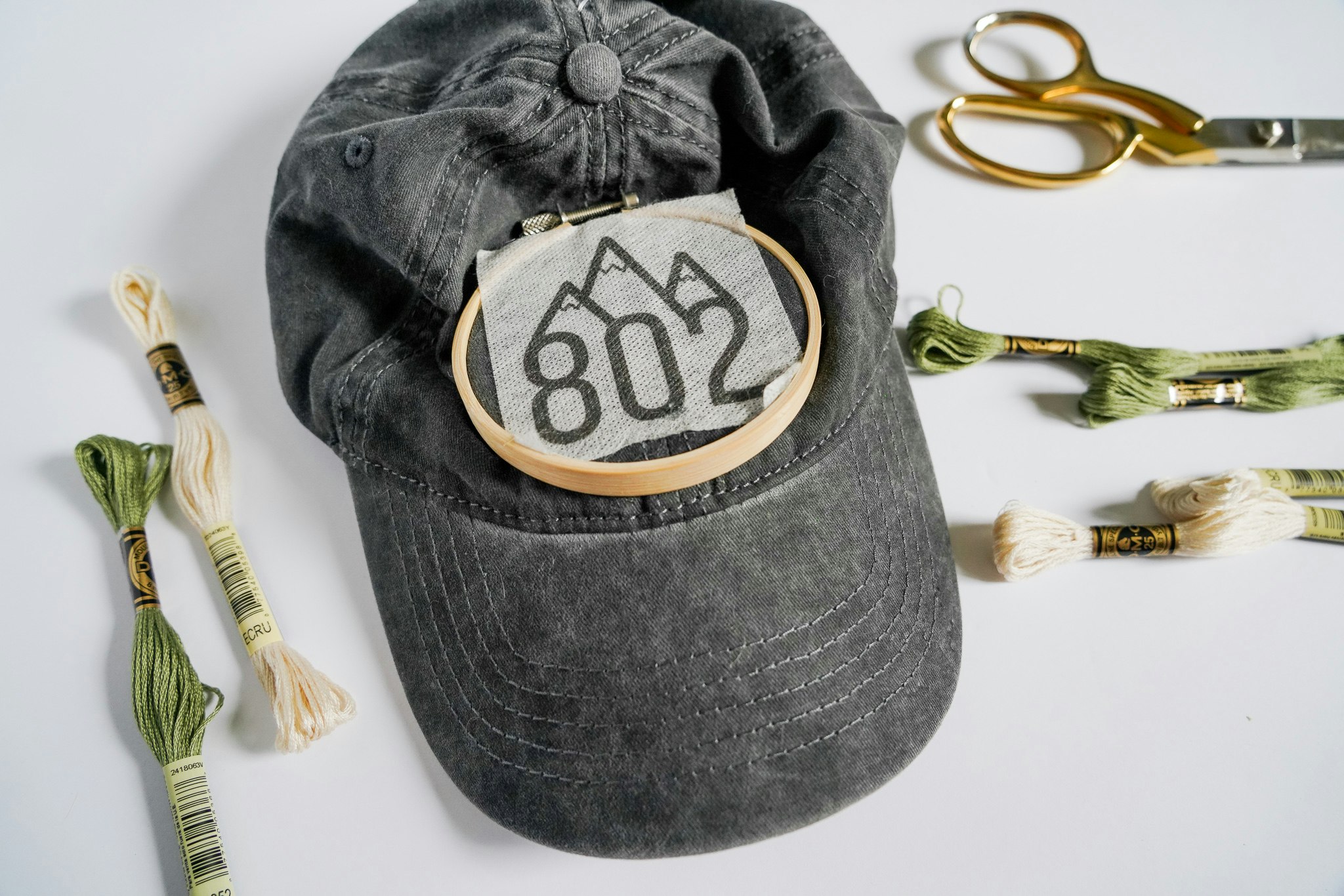 How To Embroider A Hat By Hand - South Lumina Style