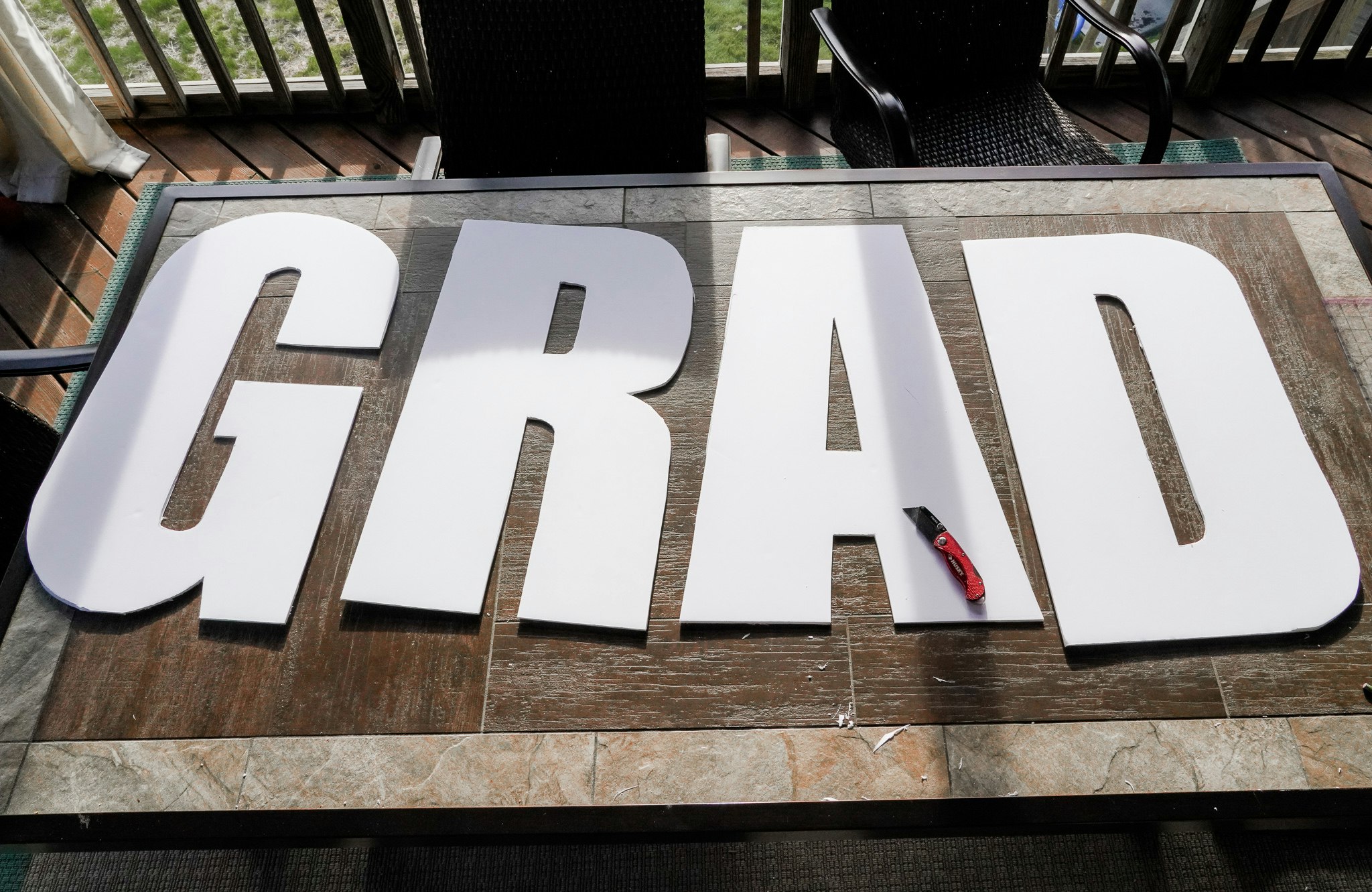 How To Make Oversized Marquee Letters - South Lumina Style