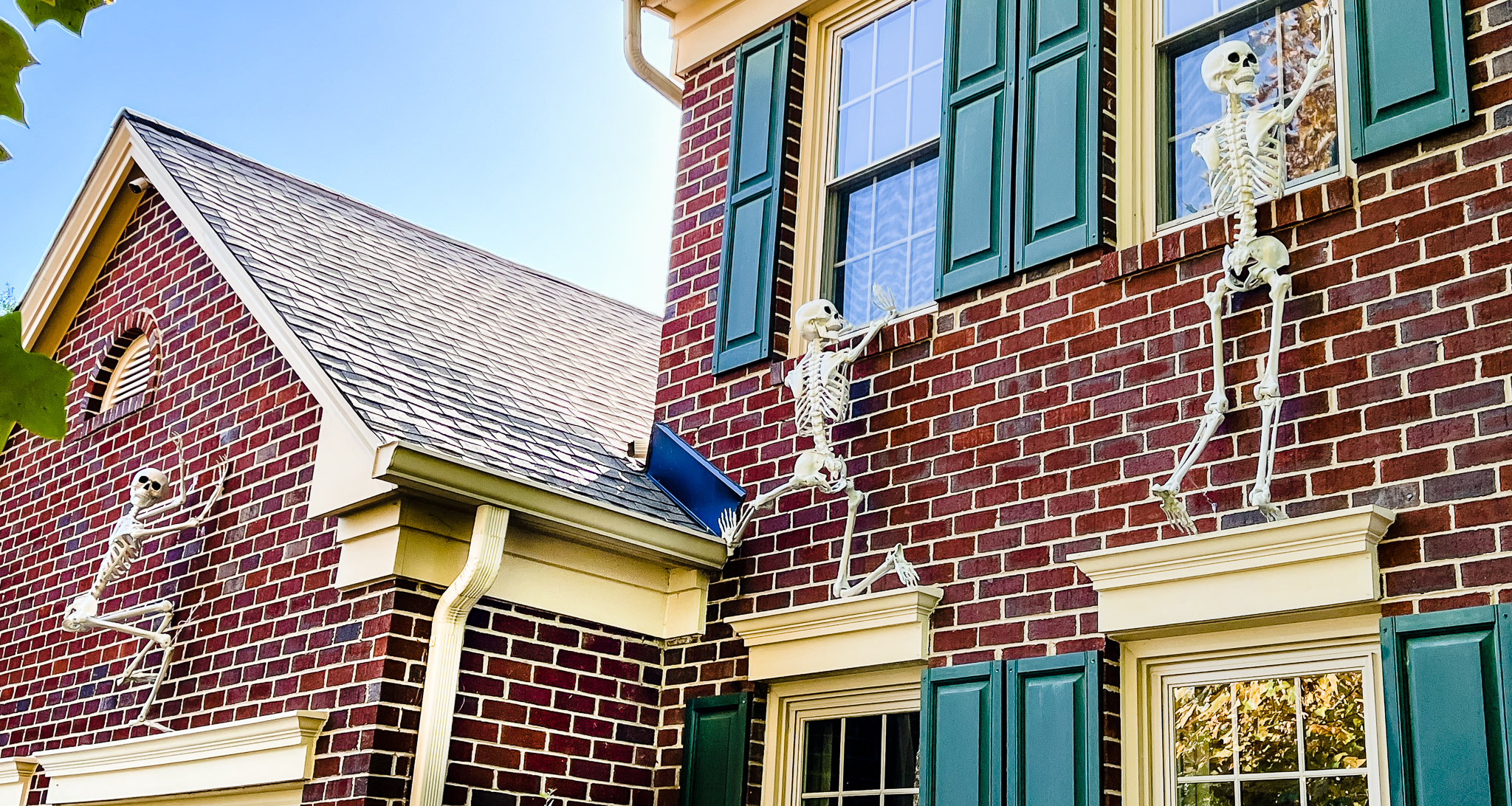 Skeletons Climbing The House - South Lumina Style